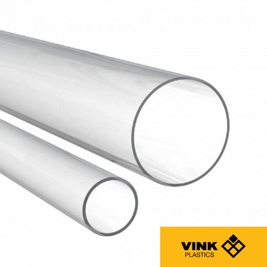 Extruded Acrylic Tube Clear 70mm od 60mm id | Vink Plastics