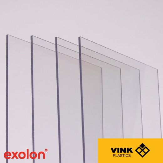 Exolon UV Polycarbonate Clear 2099 1500x1000x4mm 2PE | Vink Plastics