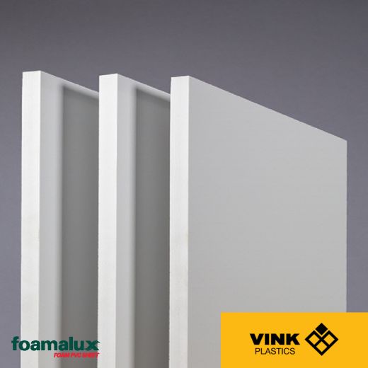 Foamalux Light PVC Foam White 2440x1220x2mm 1PE | Vink Plastics