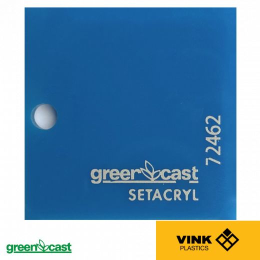 Green Cast Acrylic Blue 72462 3050x2030x5mm 2PE | Vink Plastics