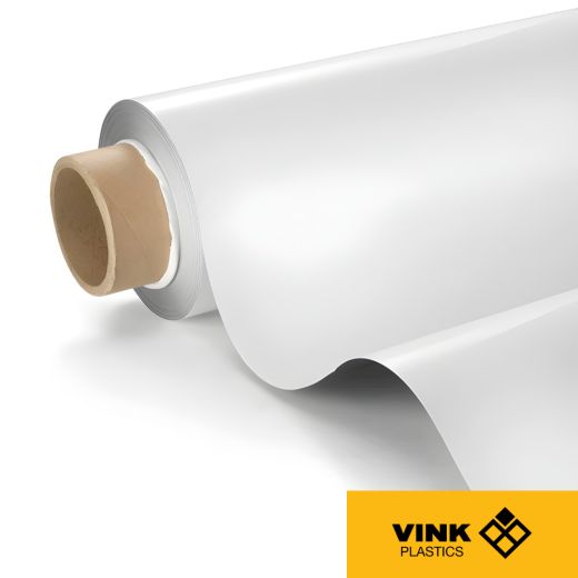 Magnetic white PVC 1000mm 850mics | Vink Plastics