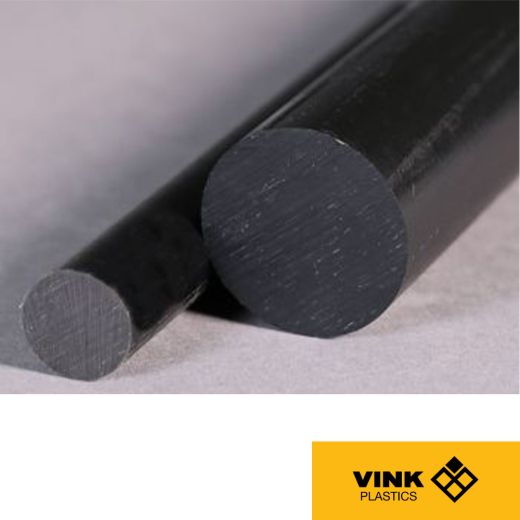 PVC Black 75mm dia | Vink Plastics
