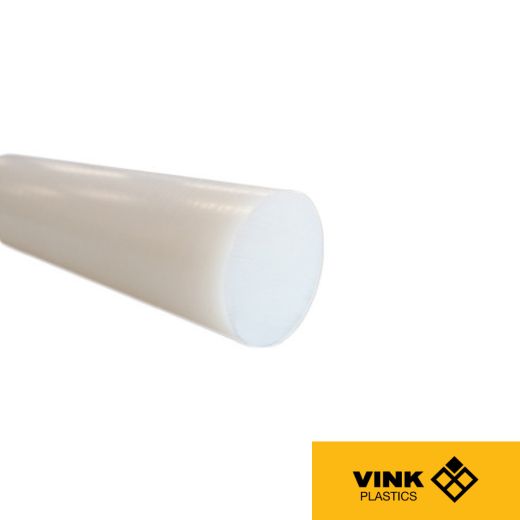 PE300 Polyethylene Natural 80mm dia | Vink Plastics