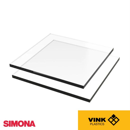 Simona PVC Clear Gloss 2440x1220x3mm 2PE | Vink Plastics