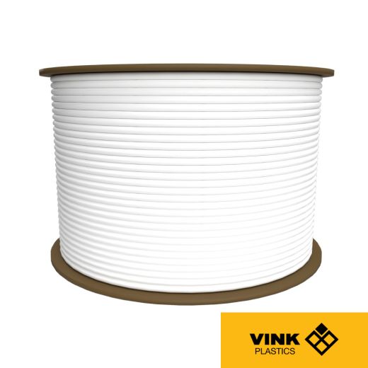 UV Polypropylene White Round 3mm dia 3kg | Vink Plastics
