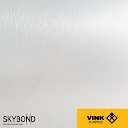 Skybond ACM Brushed Silver 2440x1220x3mm 0.3mm sk | Vink Plastics