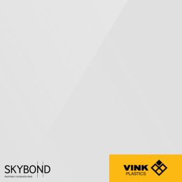 Skybond Lite ACM White Gloss/Matt 2440x1220x3mm 0.2mm sk | Vink Plastics